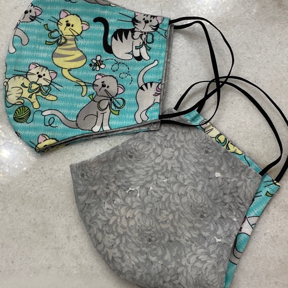 Hand Crafted | Accessories | Cats Face Mask | Poshmark